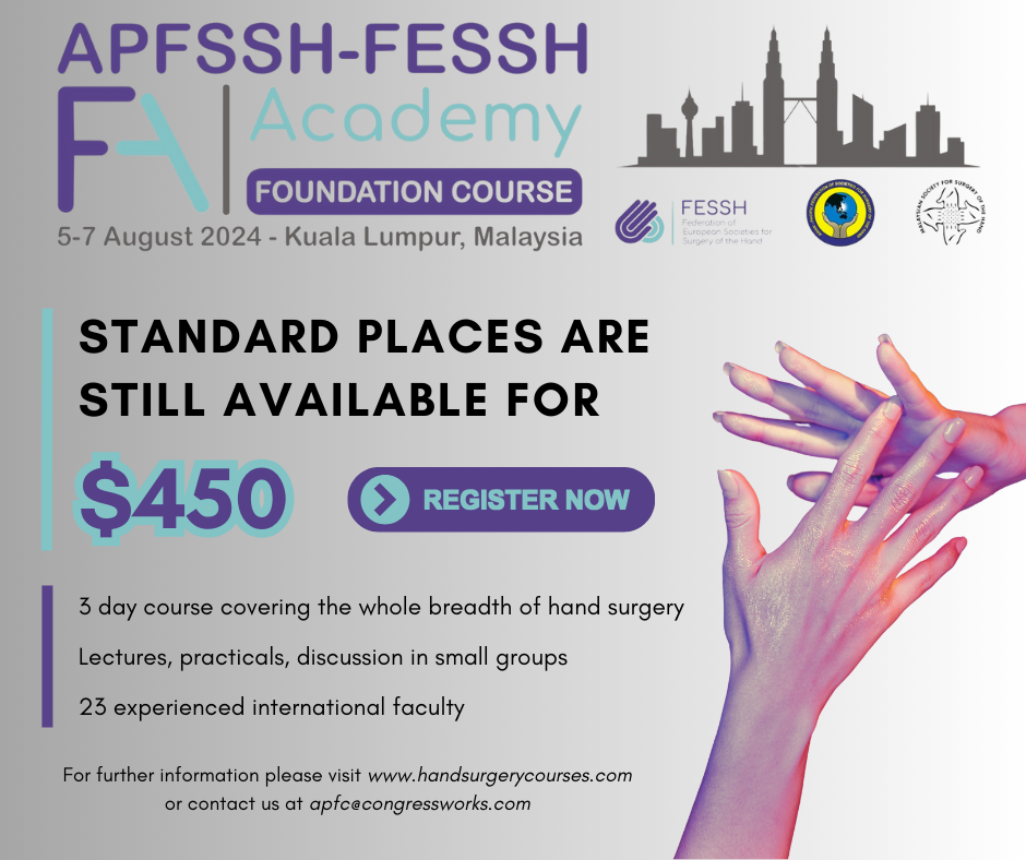 Asian Pacific Federation of Societies for Surgery of the Hand